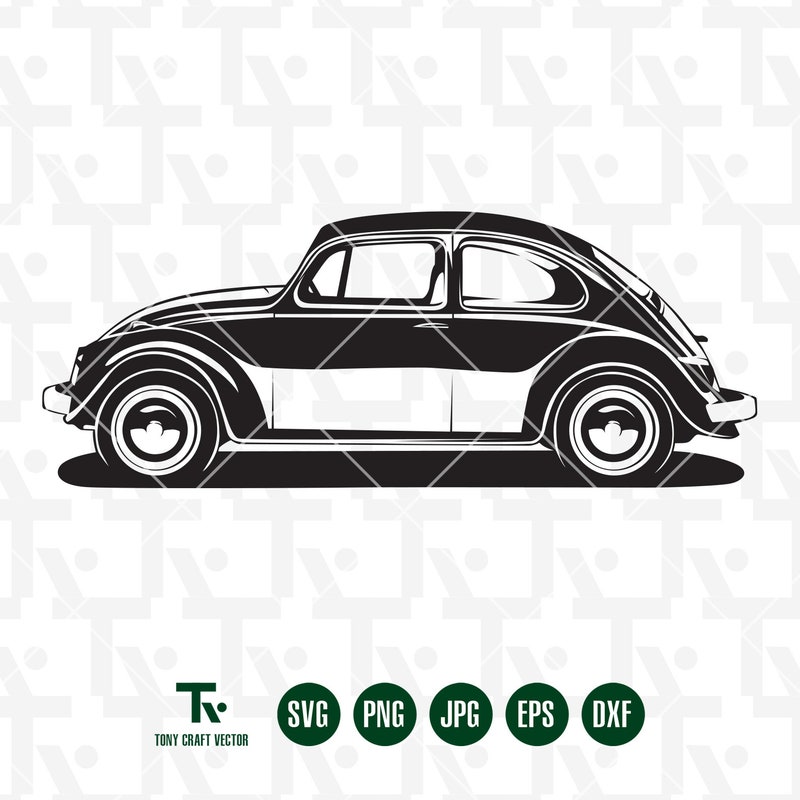 Vw Bug Clipart - Etsy