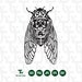 Cicada SVG Cicada Clipart Svg Cut File for Cricut Silhouette Bug Svg ...