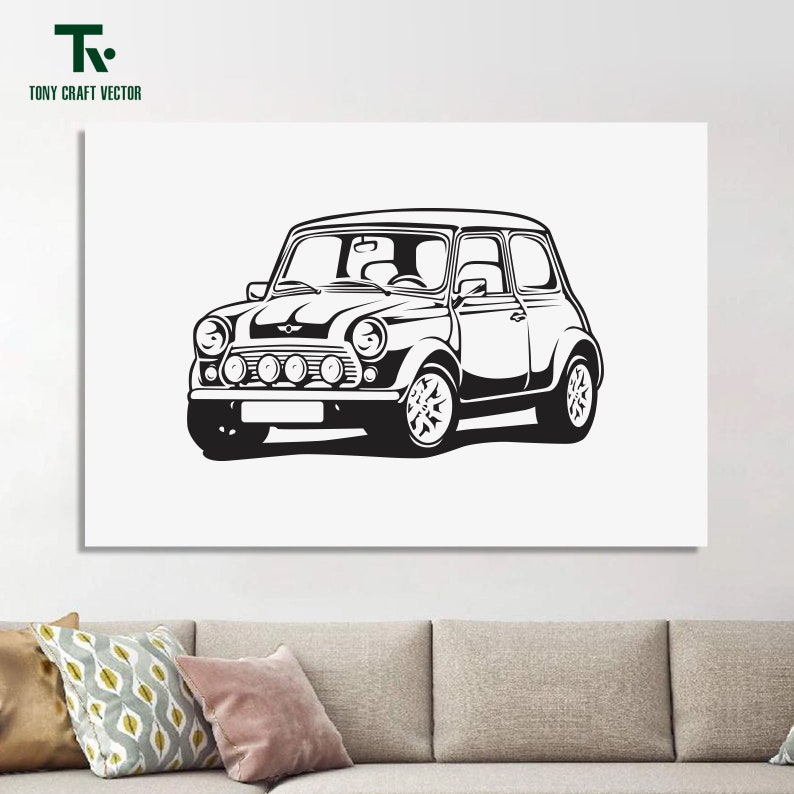 Classic Mini SVG Vintage Car Svg Old Car Svg Car Svg Vintage Car ...