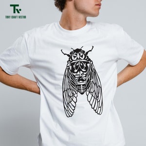 Cicada SVG Cicada Clipart Svg Cut File for Cricut Silhouette Bug Svg ...
