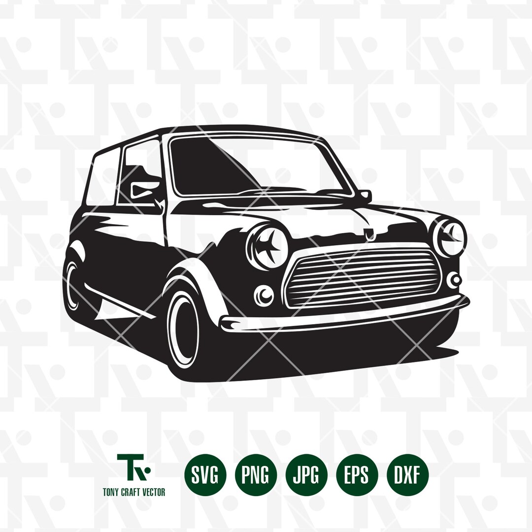 Classic Mini SVG Vintage Car Svg Old Car Svg Car Svg Vintage Car ...