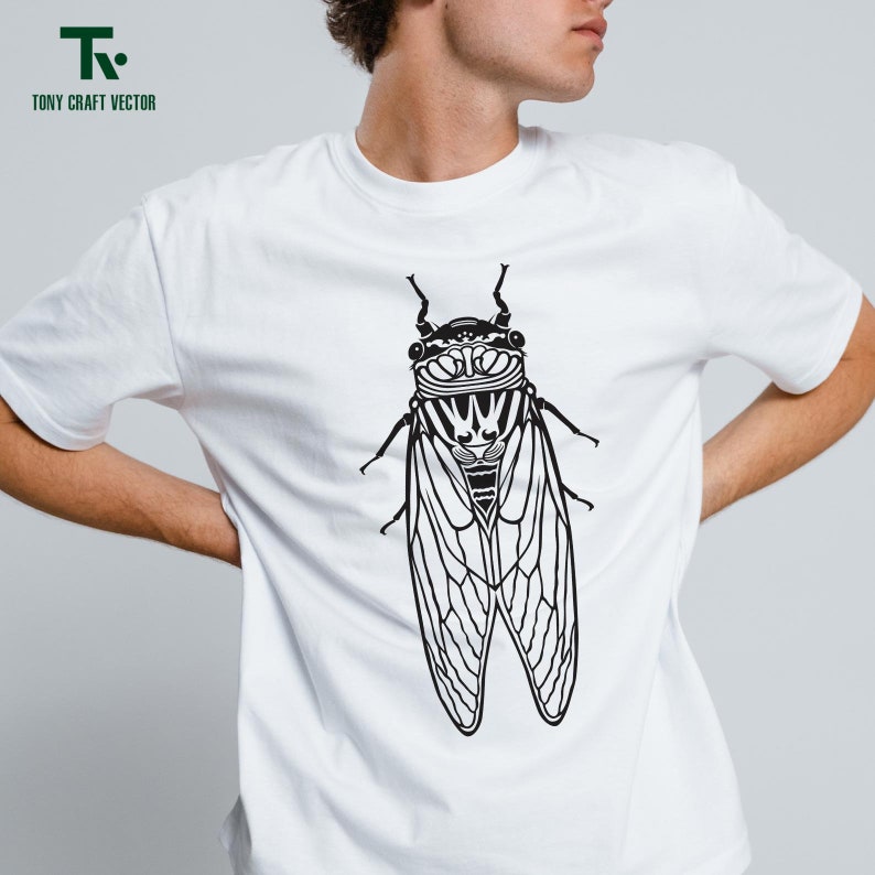 Cicada SVG Cicada Clipart Svg Cut File for Cricut Silhouette Bug Svg ...