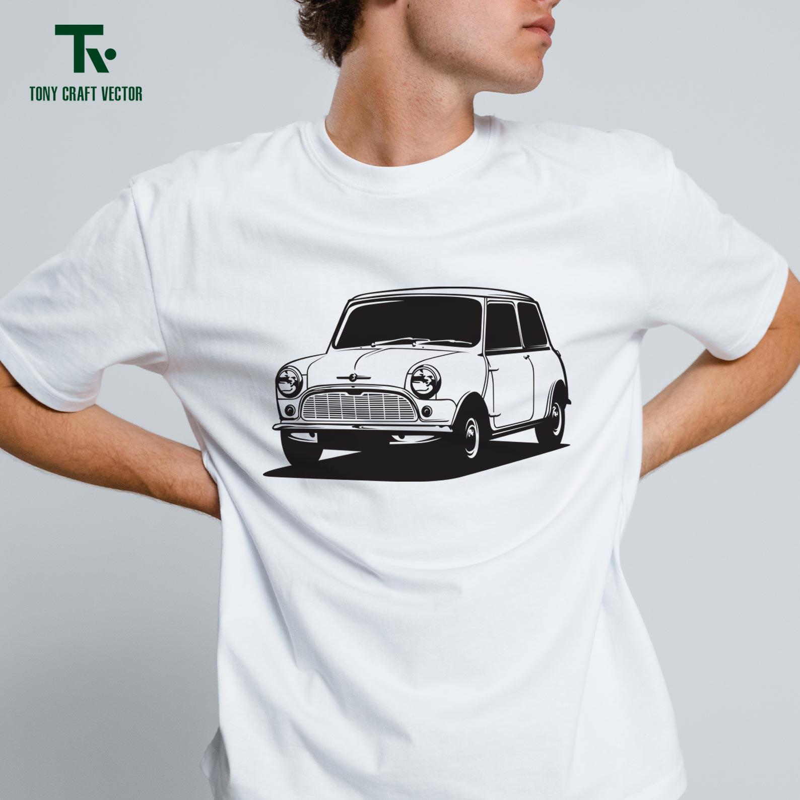 Morris Mini Minor SVG Mini Svg Classic Mini Svg Vintage Car Clipart Car ...