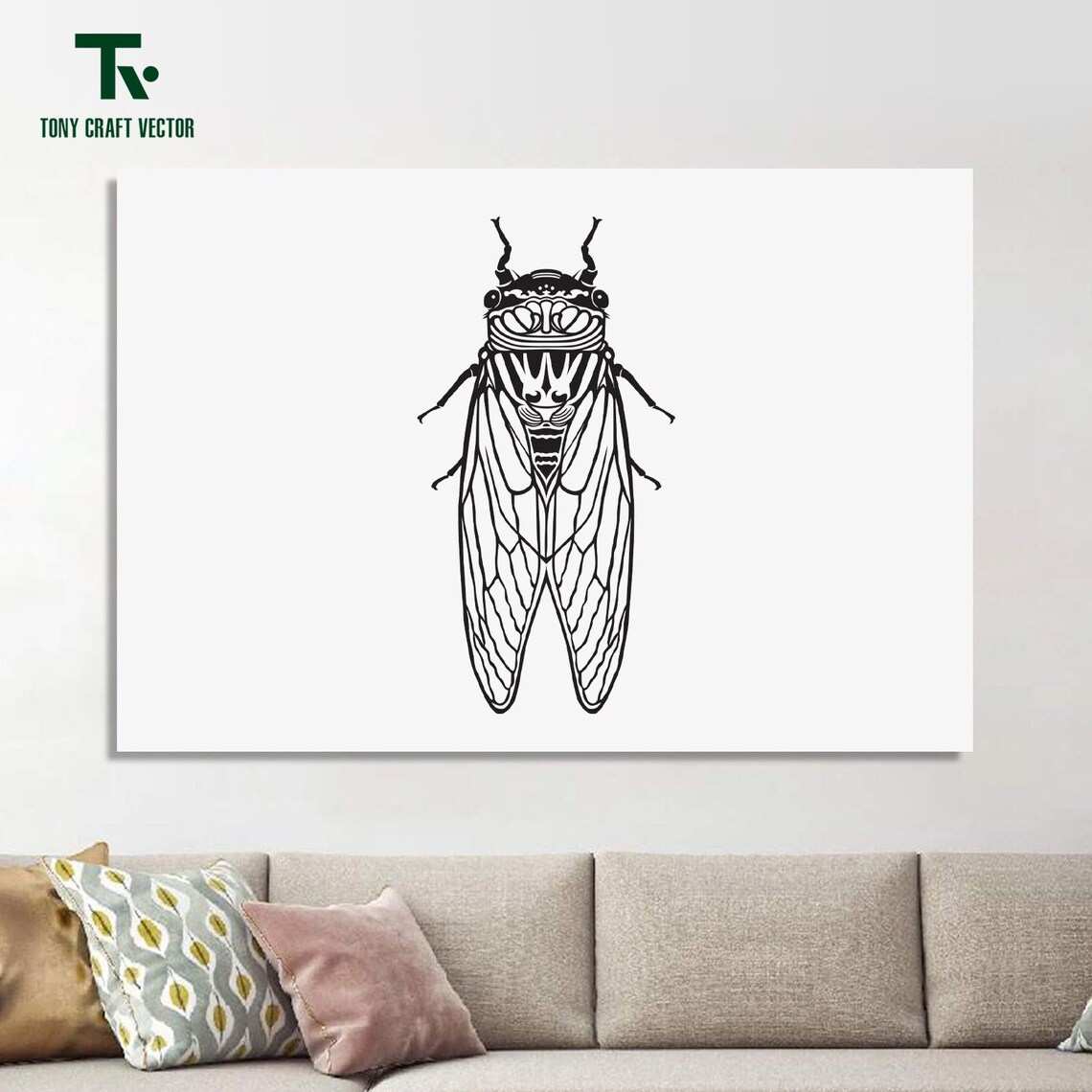 Cicada SVG Cicada Clipart Svg Cut File for Cricut Silhouette Bug Svg ...