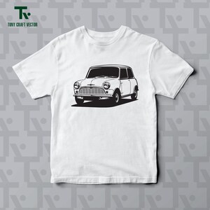 Morris Mini Minor SVG Mini Svg Classic Mini Svg Vintage Car Clipart Car ...
