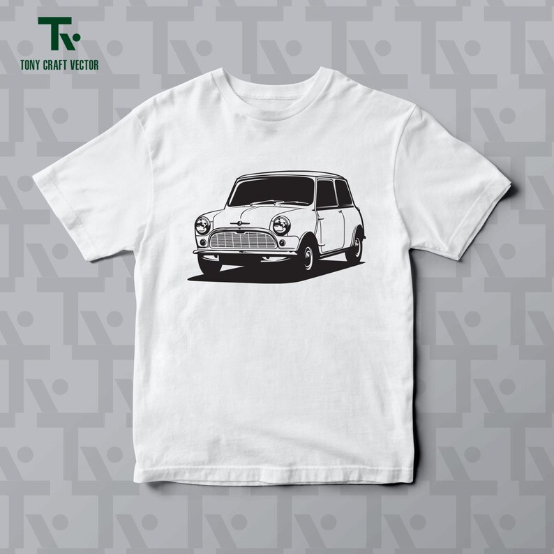 Morris Mini Minor SVG Mini Svg Classic Mini Svg Vintage Car Clipart Car ...