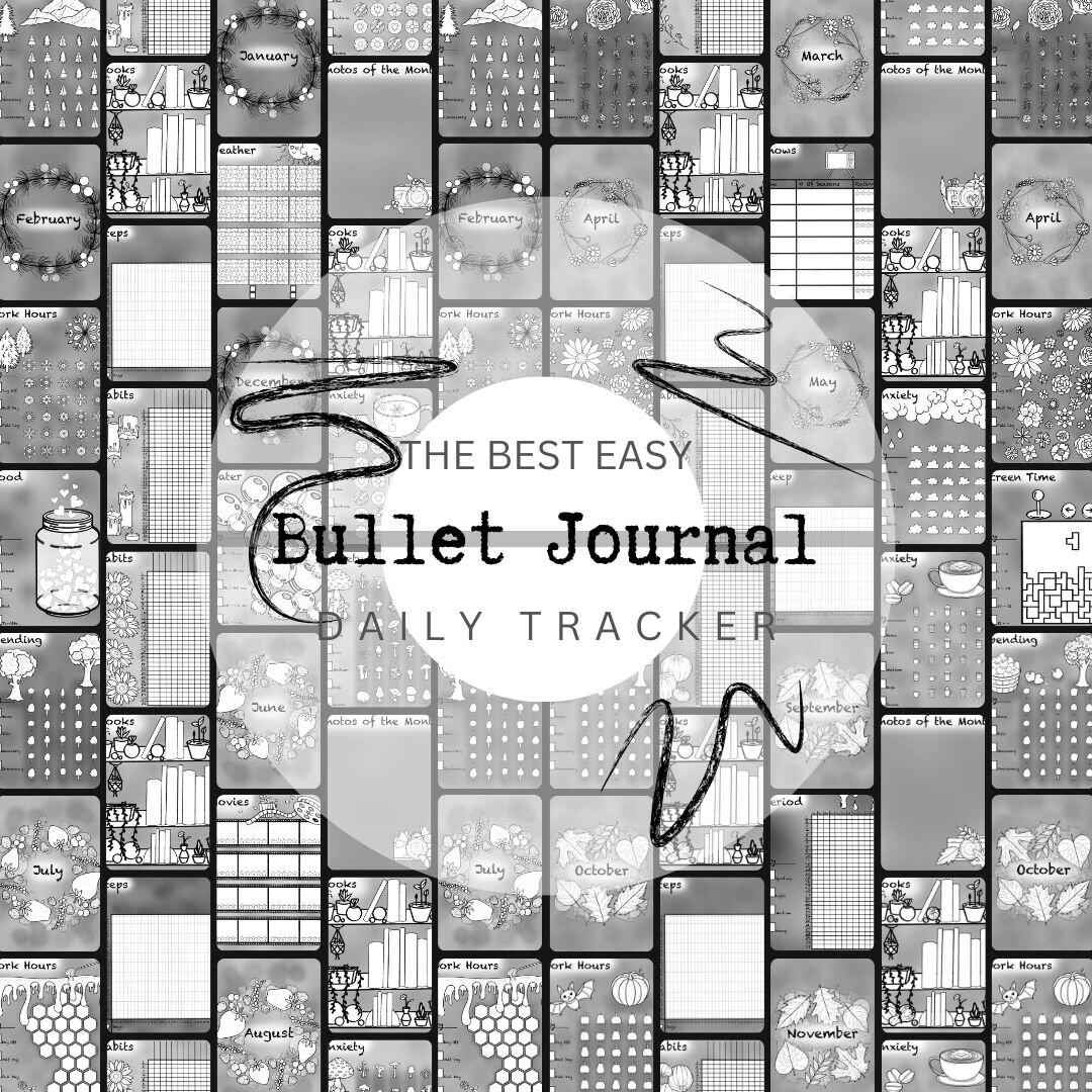 B&W the BEST EASY Bullet Journal and Planner BUJO: Your All-in-one ...