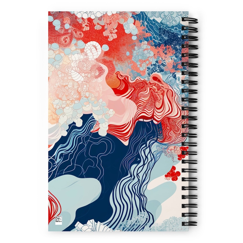 Spiral Notebook, Floating Series 020, High Quality Notebook - Etsy