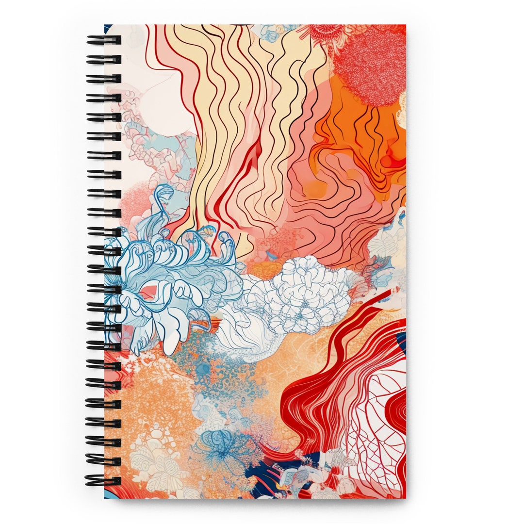 Spiral Notebook, Floating Series 020, High Quality Notebook - Etsy