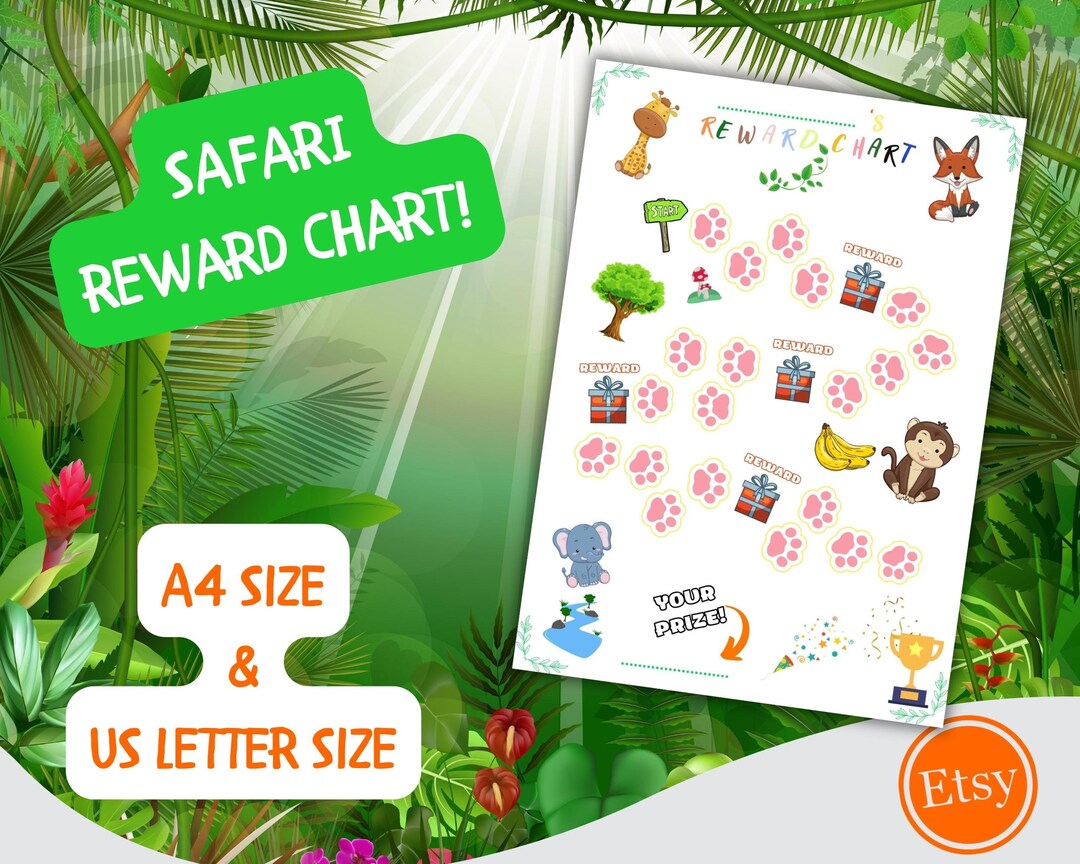 Printable Reward Chart Kids Activities Toddler Chart - Etsy UK