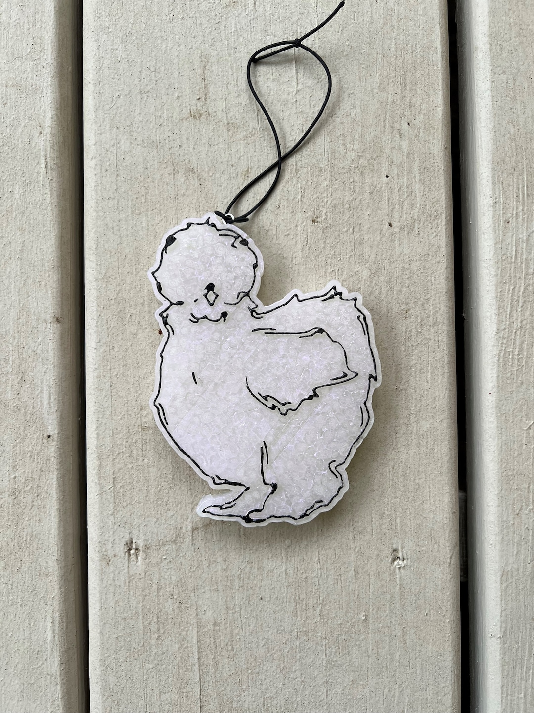 Silkie Chicken Freshie - Etsy