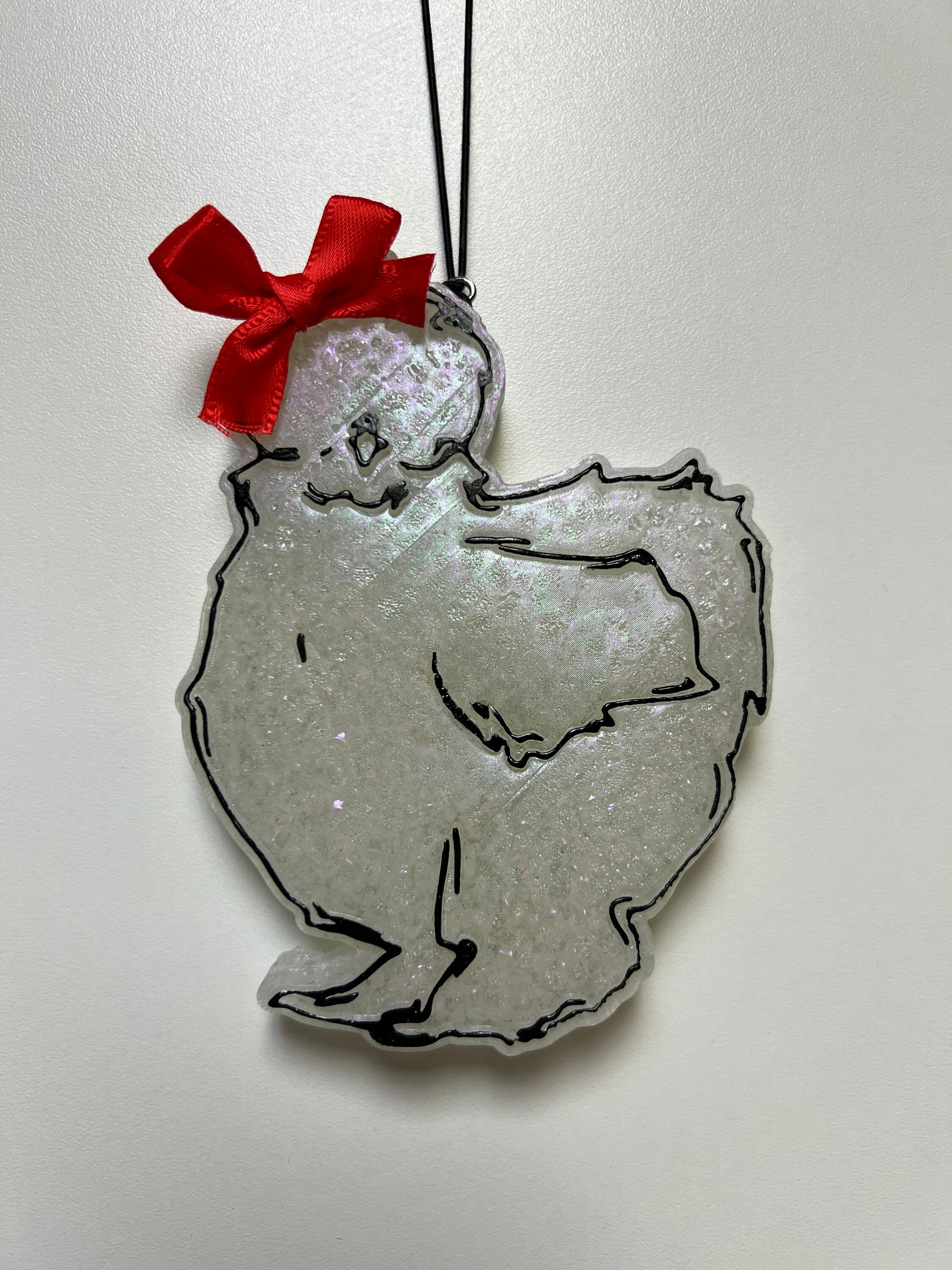 Silkie Chicken Freshie - Etsy