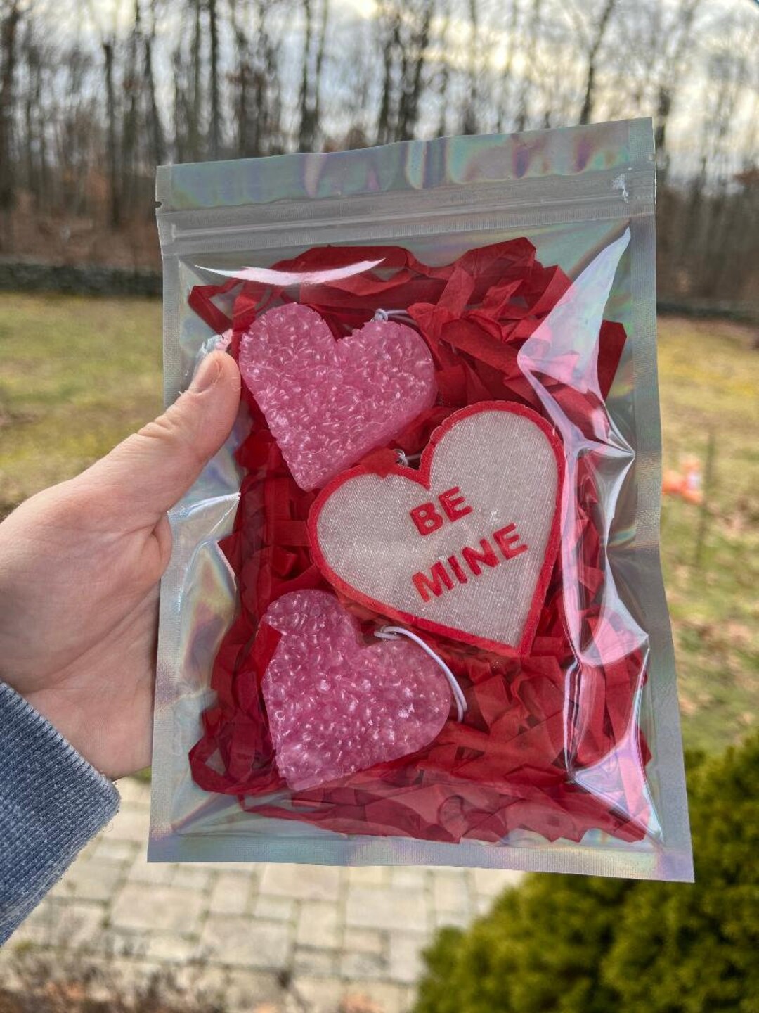 Pack of 3 Valentine Heart Freshies - Etsy