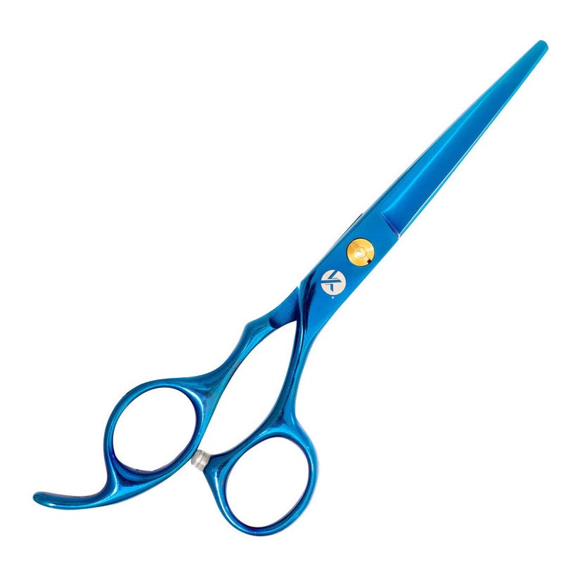 Elegant Blue Professional Hairdressing 5.5,6.0 & 6.5 Scissors Set Hair ...