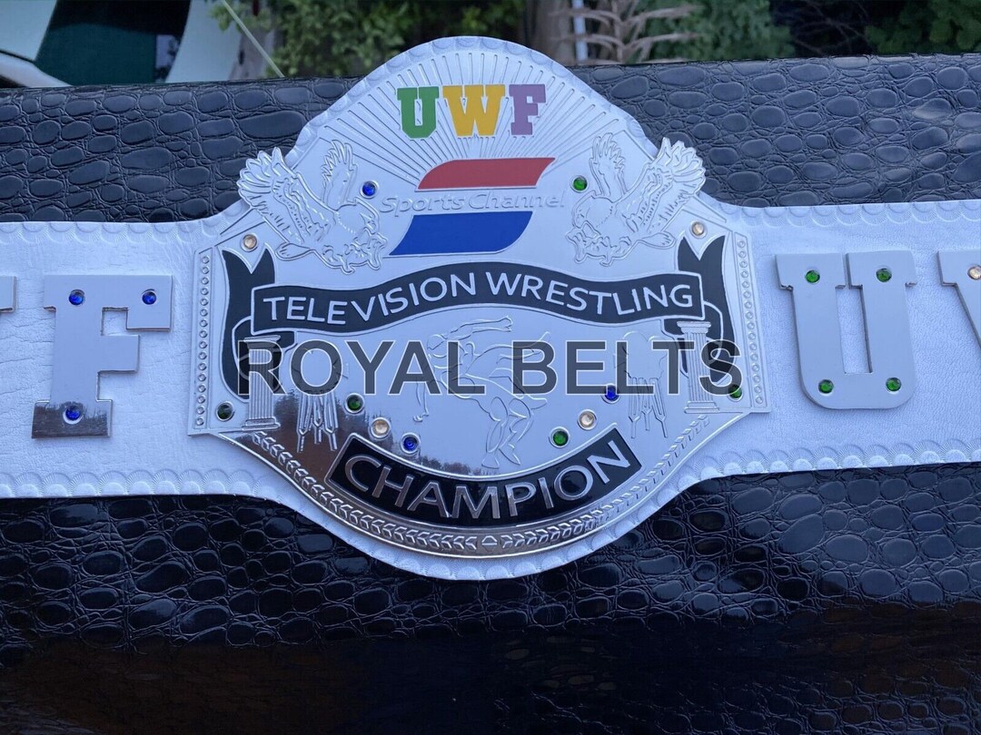 UWF Heavyweight Universal Wrestling Federation Wrestling Title Belt 2mm ...