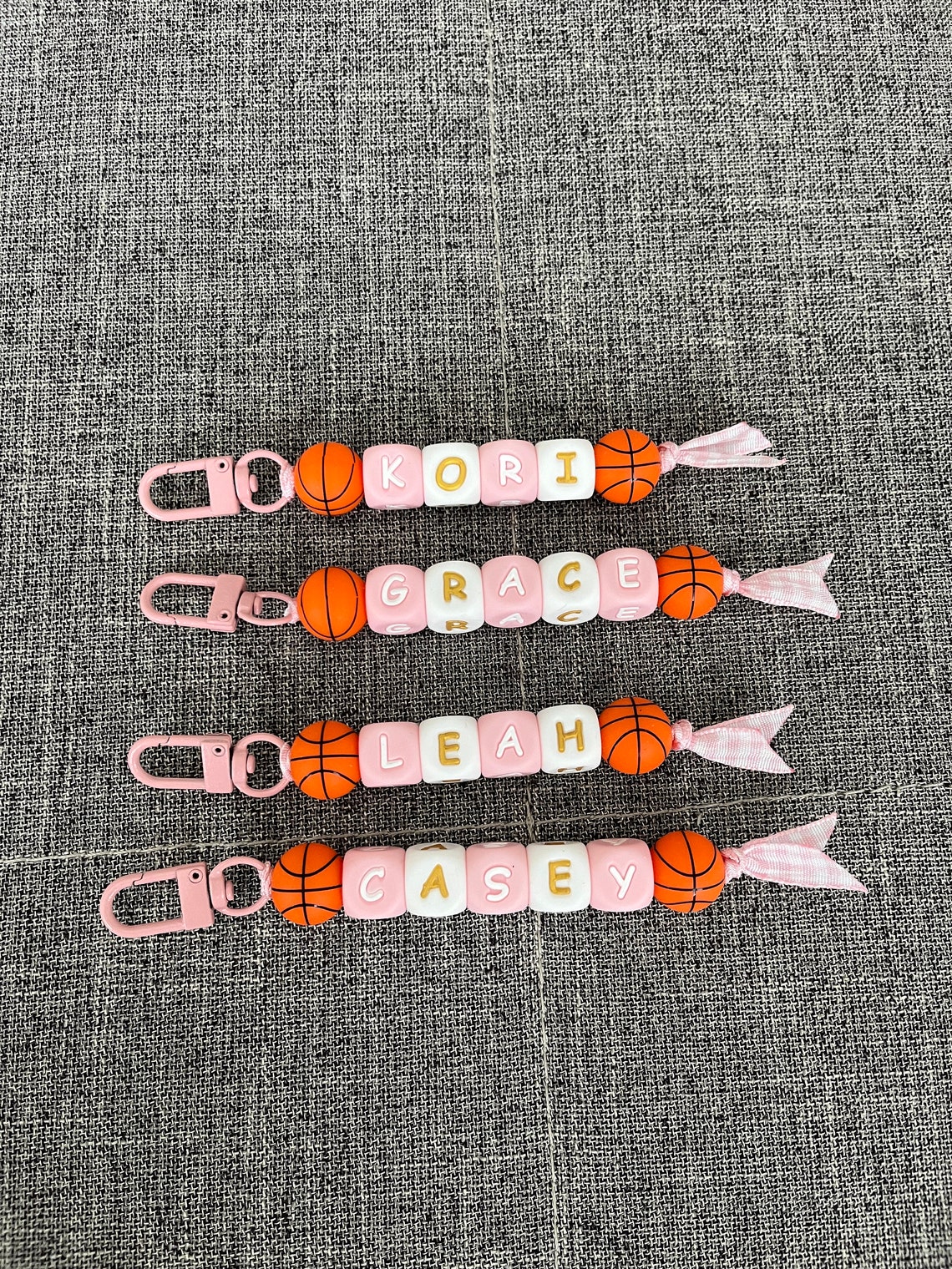 Personalized Keychain/bag Charm, Sports Team, School Gift, Kid Gift ...