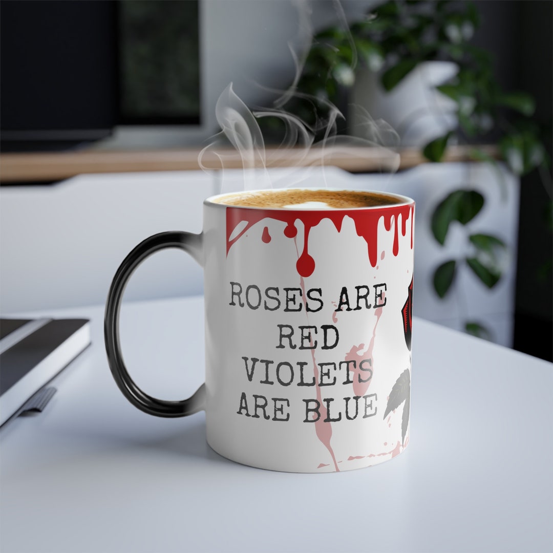True Crime Junkie Love Poem Accent Coffee Mug 11oz Valentines Day Gift ...