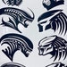 Xenomorph Abnormity Predator Alien -for-tat Silhouette Style Car ...