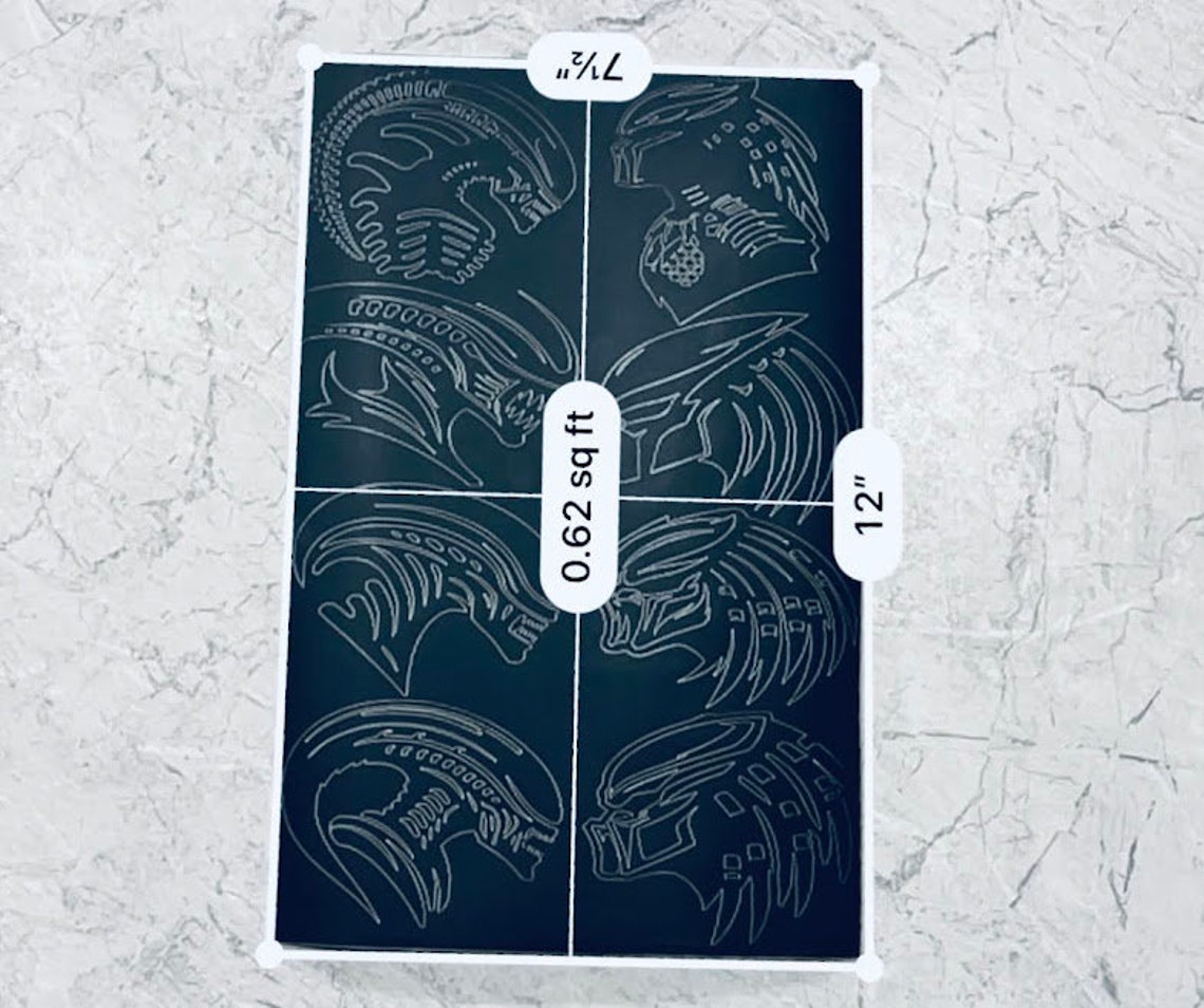 Xenomorph Abnormity Predator Alien -for-tat Silhouette Style Car ...