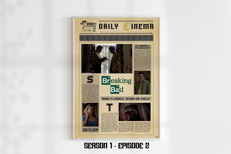 Breaking Bad Tv Series Tv Show Print Indie Room Decor - Etsy