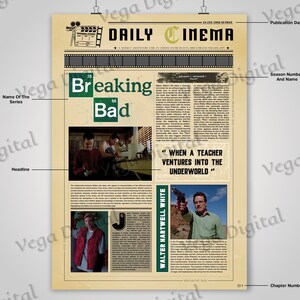 Breaking Bad Tv Series Tv Show Print Indie Room Decor - Etsy