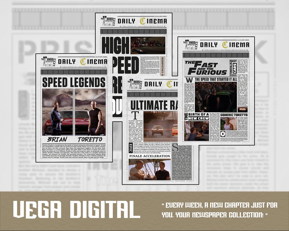 Fast and Furious Printable Retro Poster Aesthetic Room - Etsy