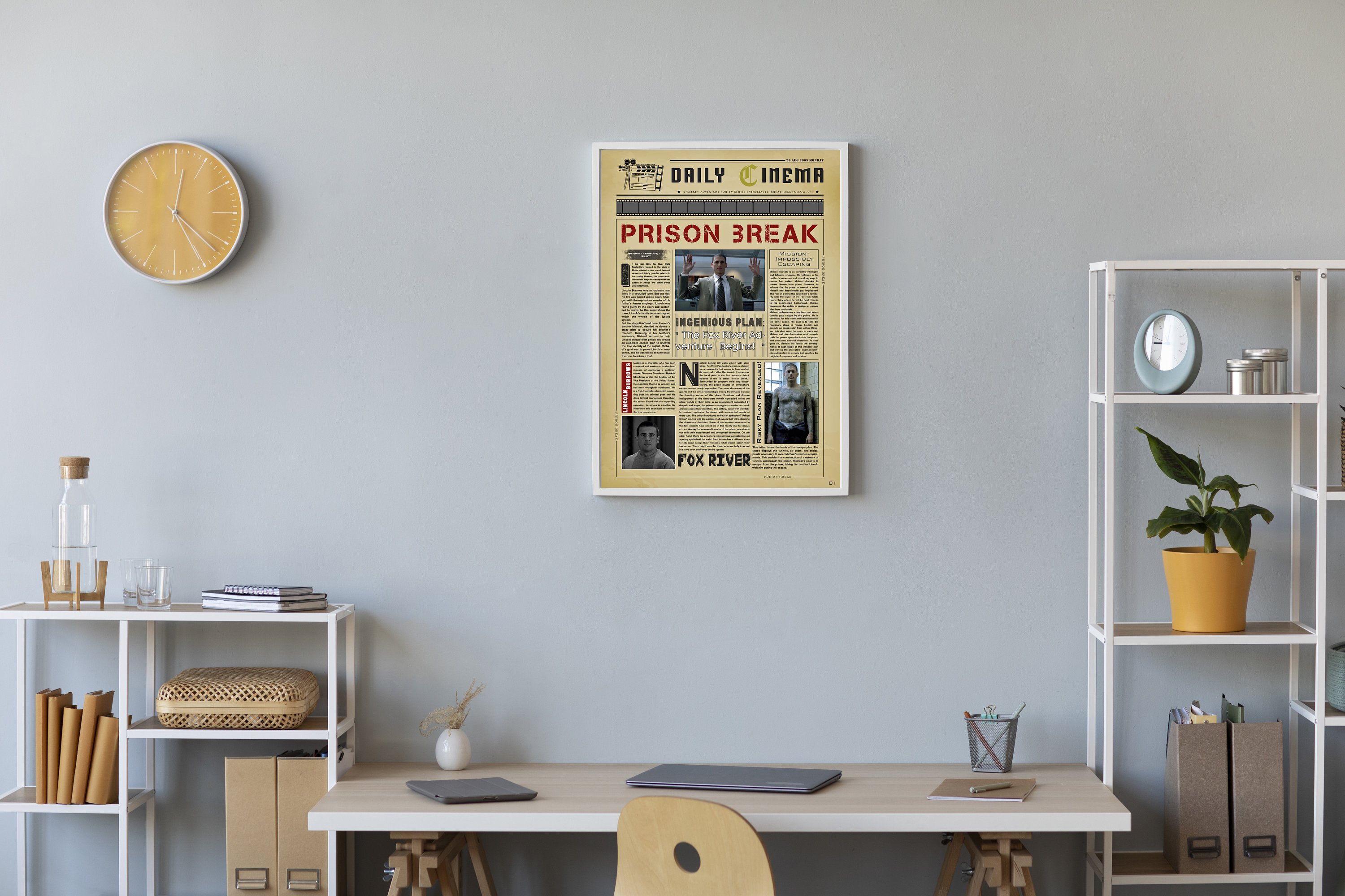 Prison Break, Digital Download Art, Vintage Poster, Complete Tv Series ...