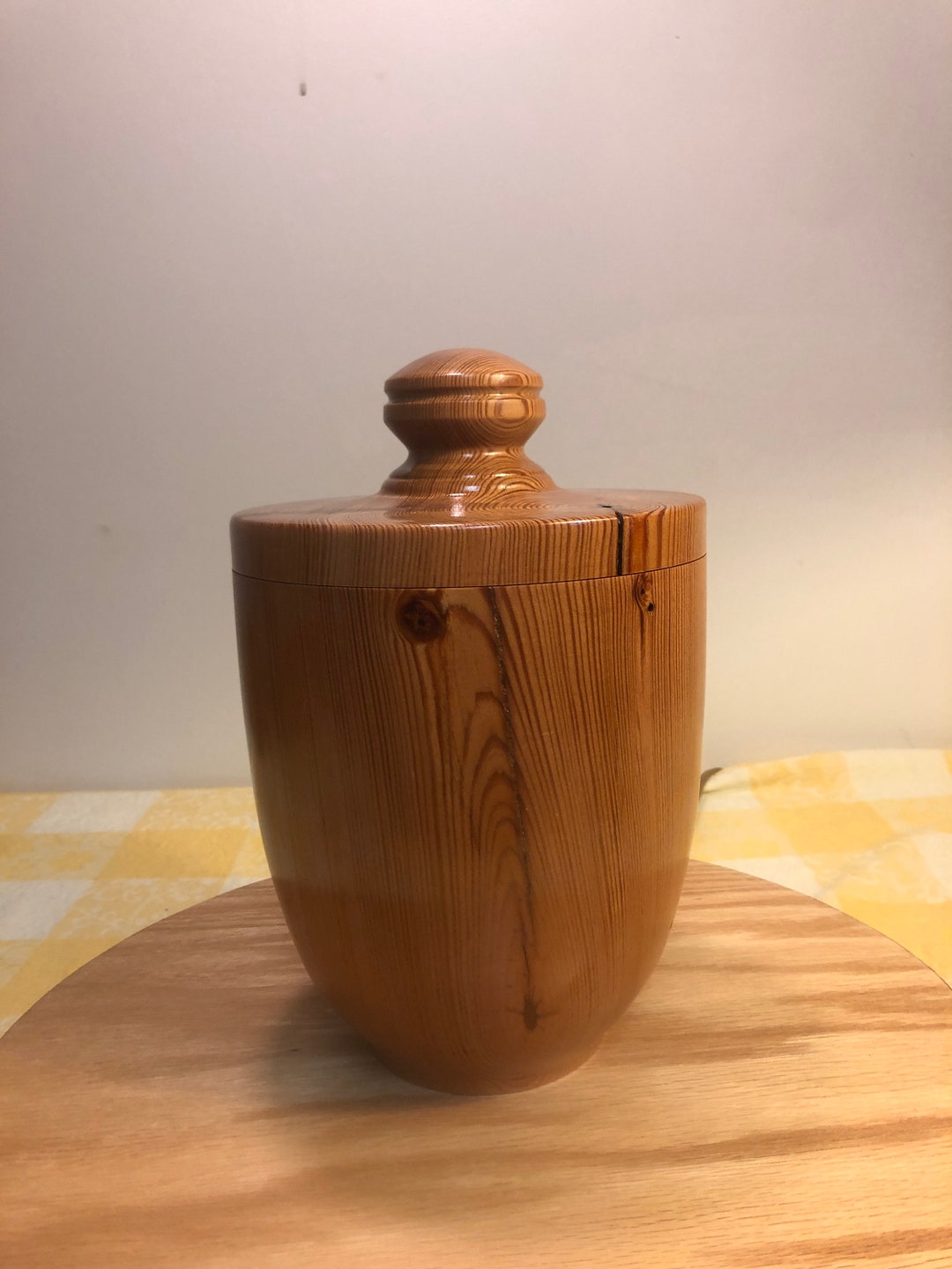 Heart Pine Canister - Etsy