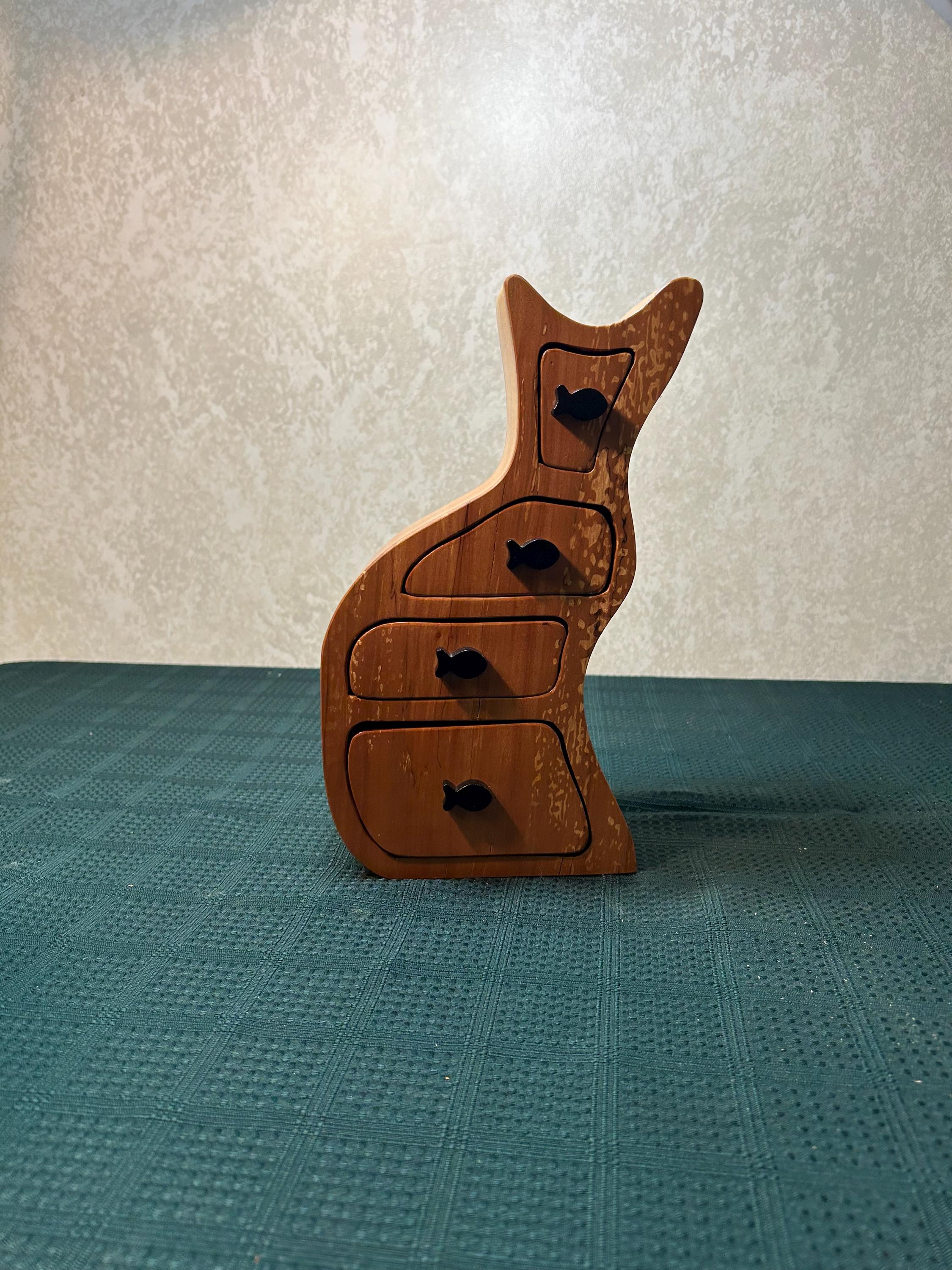 Calico Cat Bandsaw Box-reduced!! - Etsy