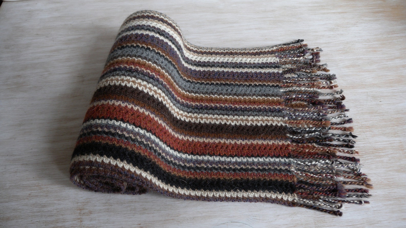 Crochet Scarf Pattern JUPITER Fantasy Model, Boho Style, Very Easy to ...