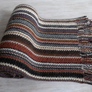 Crochet Scarf Pattern JUPITER Fantasy Model, Boho Style, Very Easy to ...