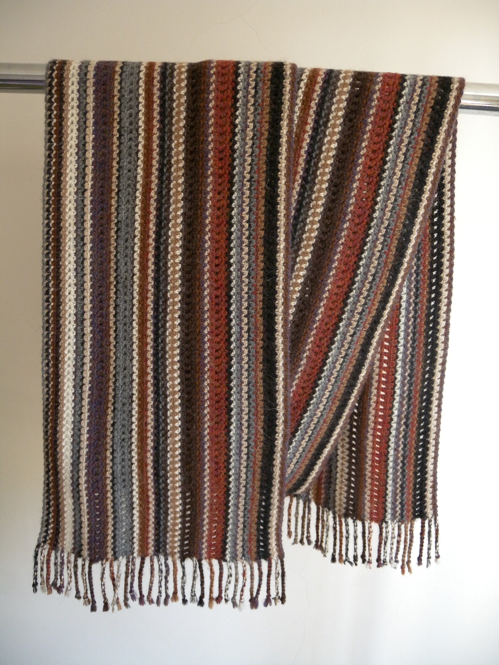 Crochet Scarf Pattern JUPITER Fantasy Model, Boho Style, Very Easy to ...