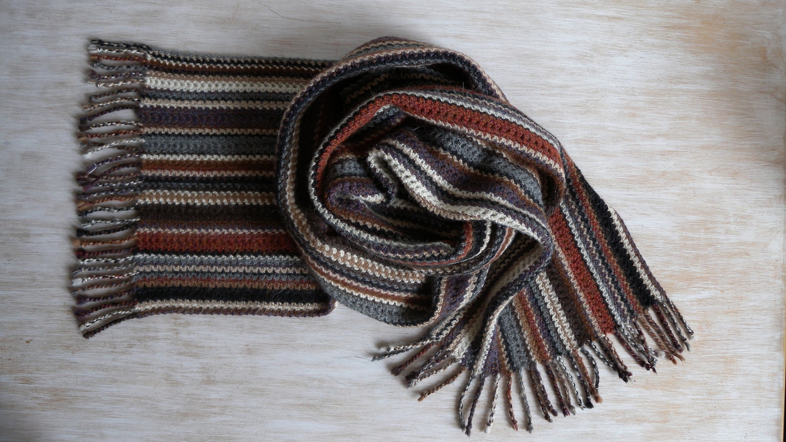 Crochet Scarf Pattern JUPITER Fantasy Model, Boho Style, Very Easy to ...