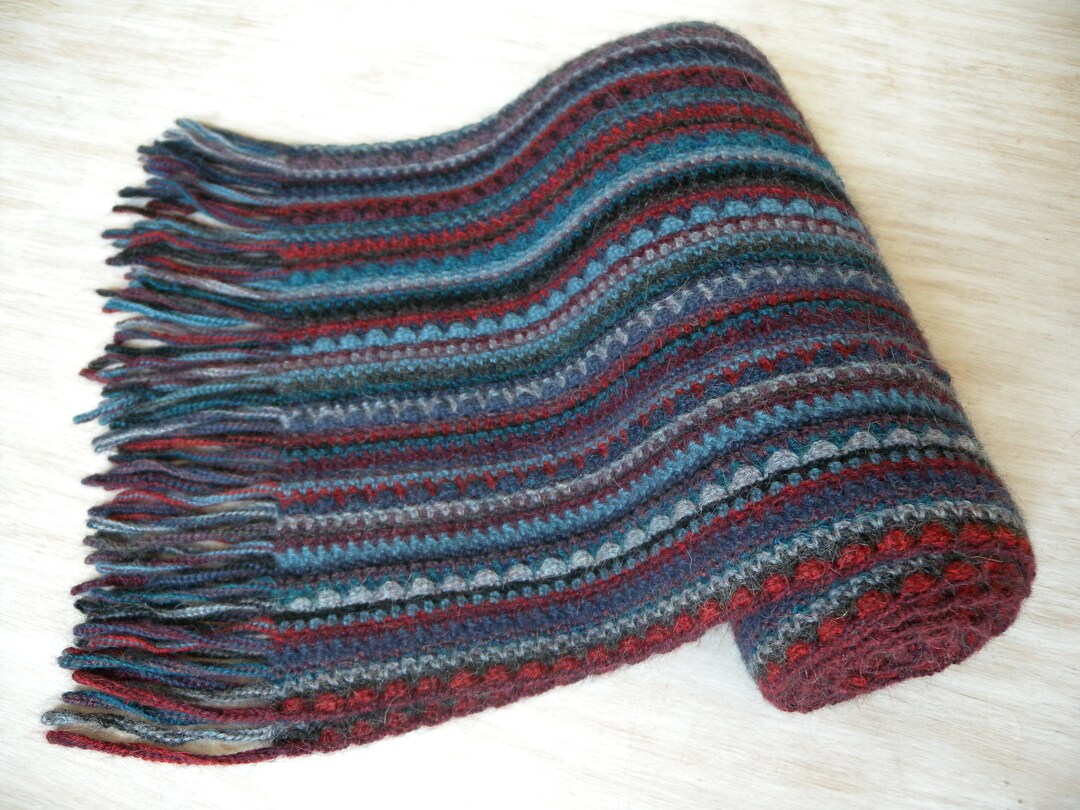 Crochet Scarf Pattern NEBULA Exquisite Model, Boho Style, Easy to ...