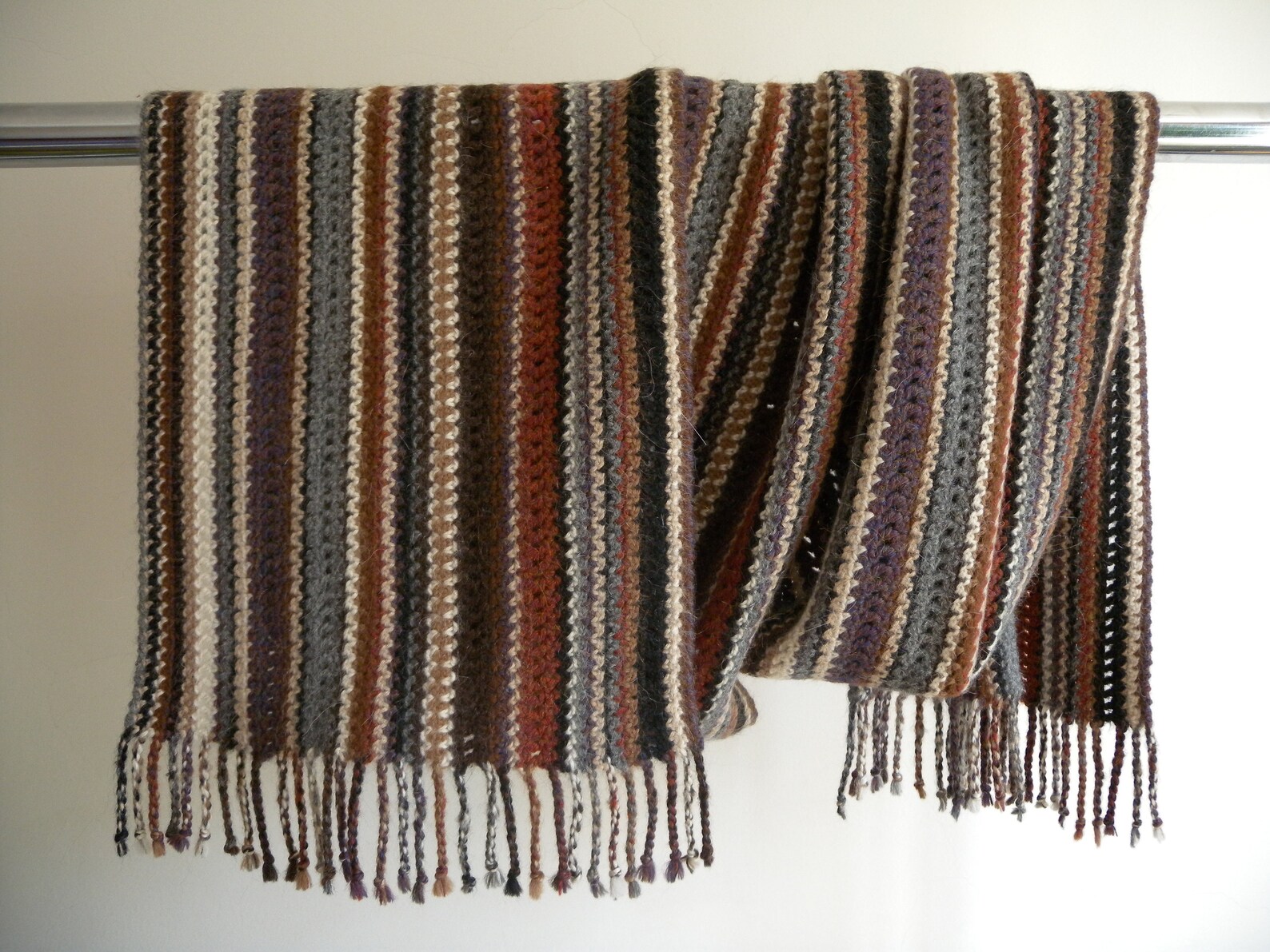 Crochet Scarf Pattern JUPITER Fantasy Model, Boho Style, Very Easy to ...