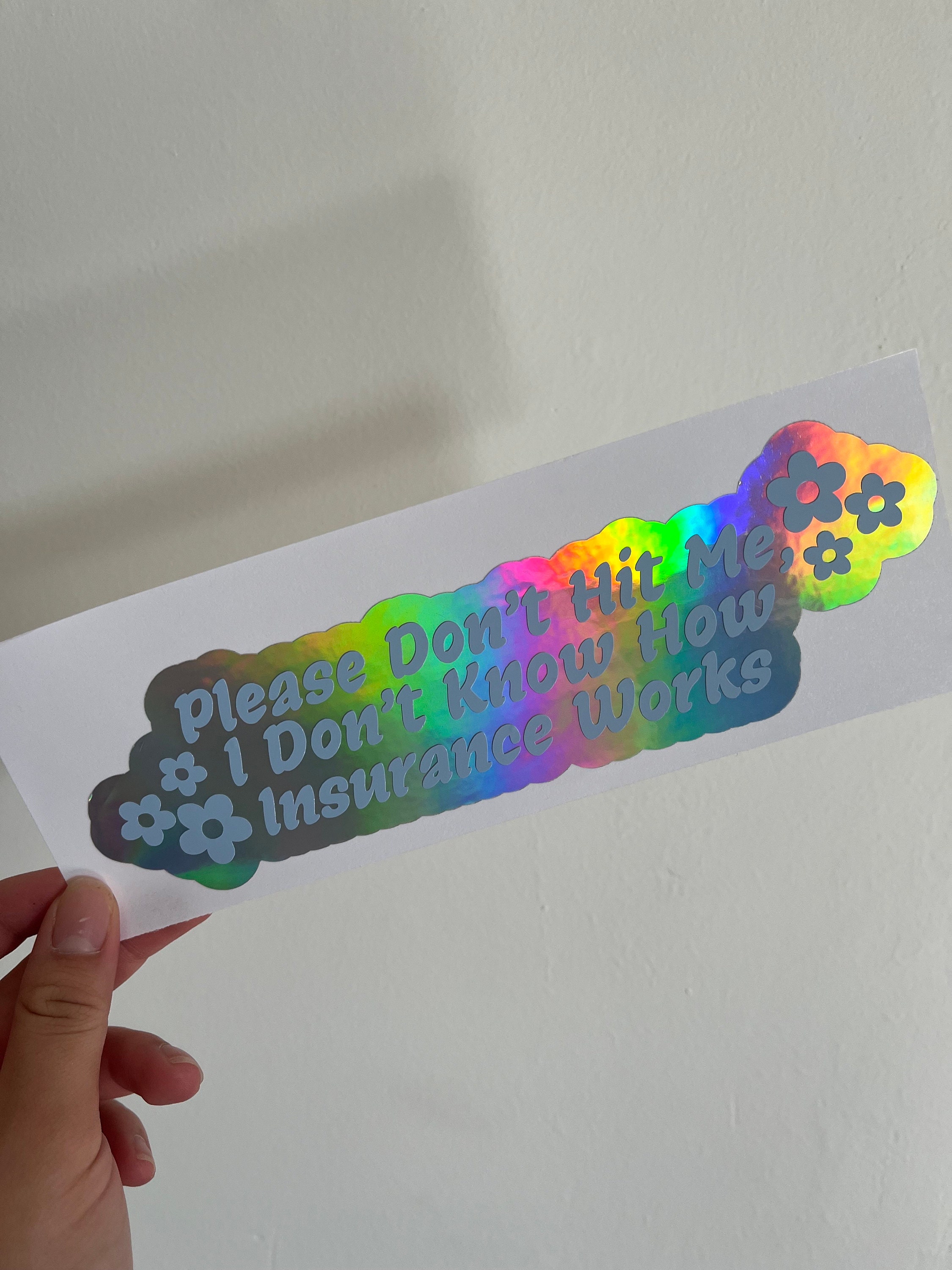 Please Dont Hit Me/funny Car Decal/bumper Sticker - Etsy