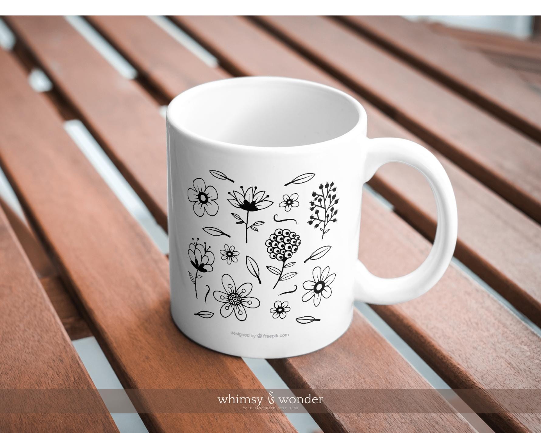 Wild Flower Bunch SVG, Floral SVG, Wildflower Clipart, Black Flower ...