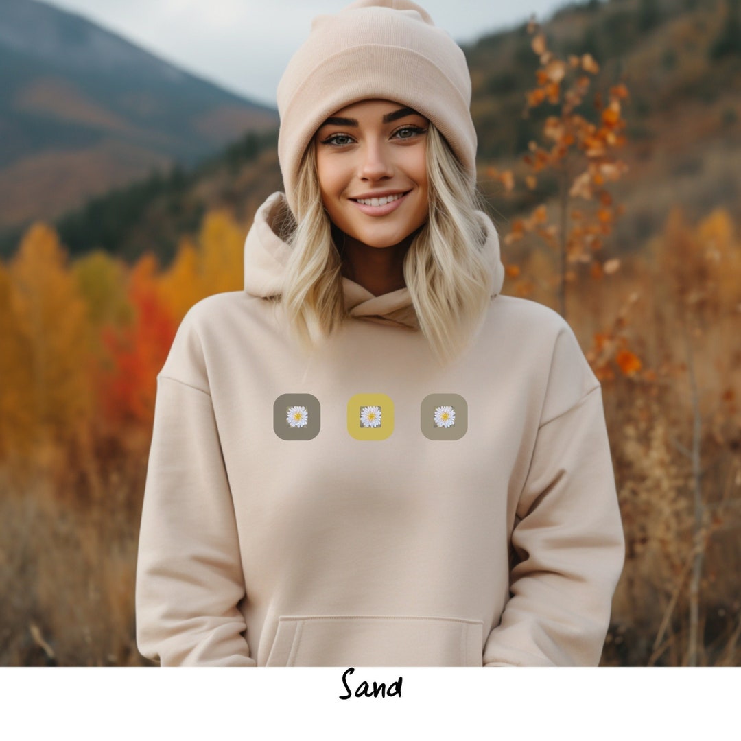 Cliff Aster Triple Photo Print With Multi-colored Borders Unisex Hoodie - Etsy