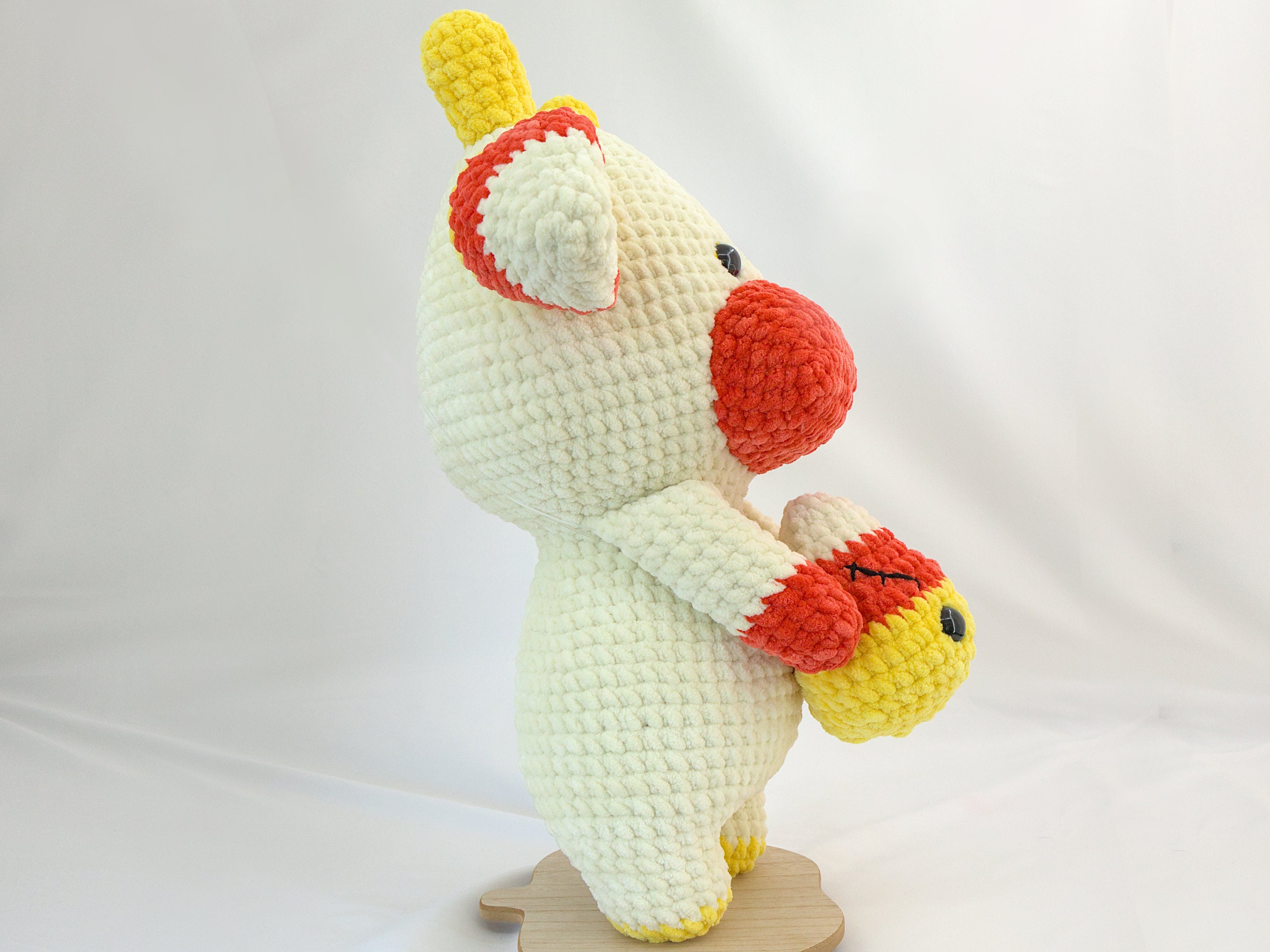 Candace Sweets Loving Candy Corn Cow JUMBO Crochet Plushy Stuffed ...