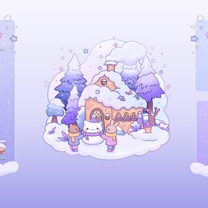 Winter Happiness | Desktop & Phone Theme Pack | Custom Organizer Set ...