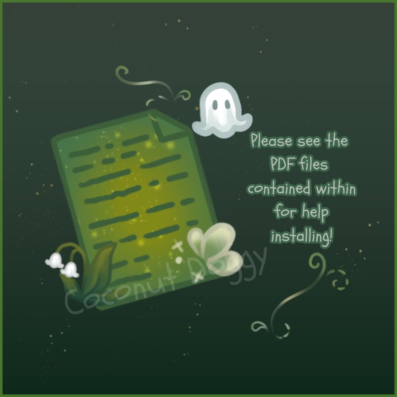 Ghost Lilies | Goblincore Wallpaper Desktop Phone Theme Pack | Custom ...