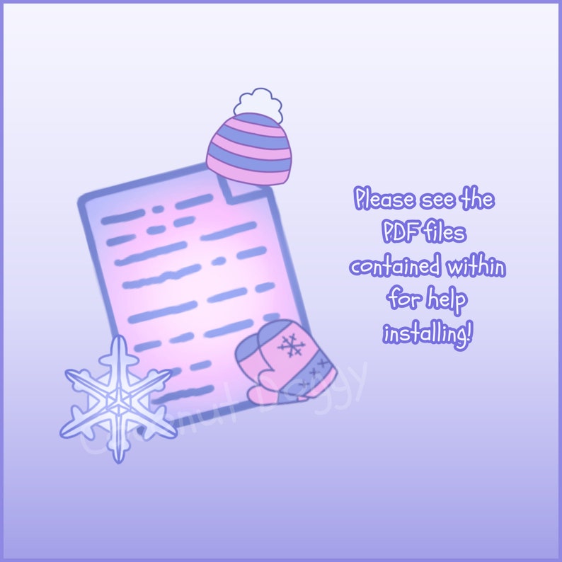Winter Happiness | Desktop & Phone Theme Pack | Custom Organizer Set ...