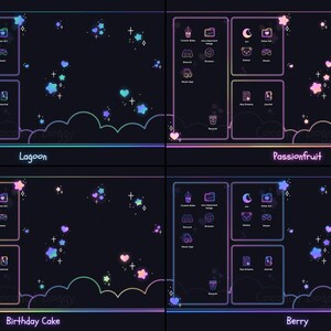 Neon Confetti Collection | Desktop & Phone Theme Bundle | Custom Organizer Set With Wallpaper ...