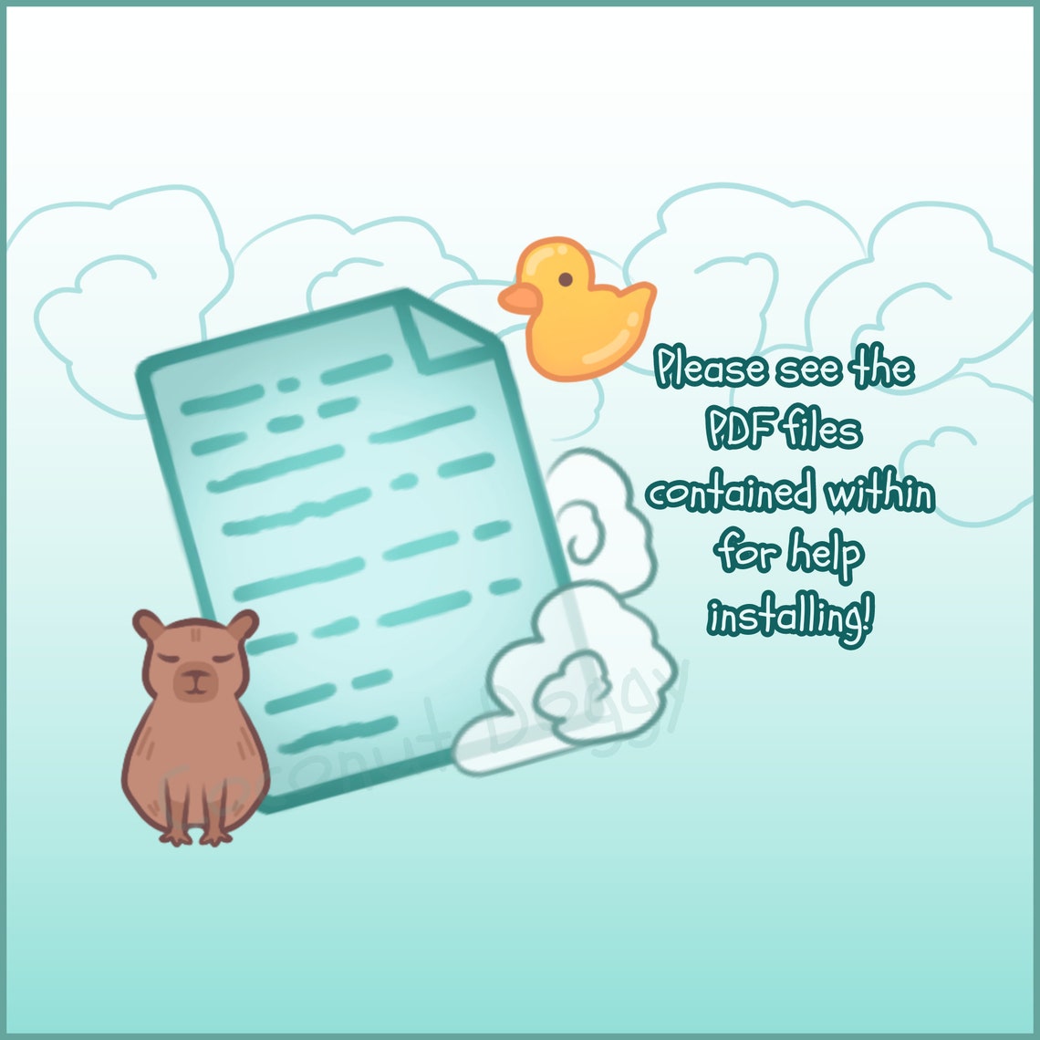 Capybara Onsen Hot Spring Wallpaper Desktop Phone Theme Pack - Etsy Canada