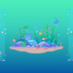Ocean Menagerie | Desktop & Phone Theme Pack | Custom Organizer Set ...