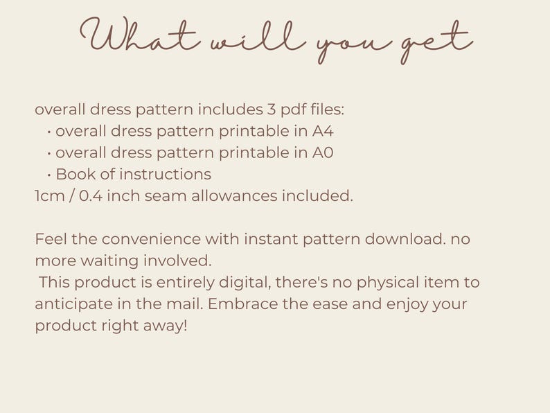 Beginner-friendly Overall Dress Sewing Pattern Bundle With Step-by-step ...