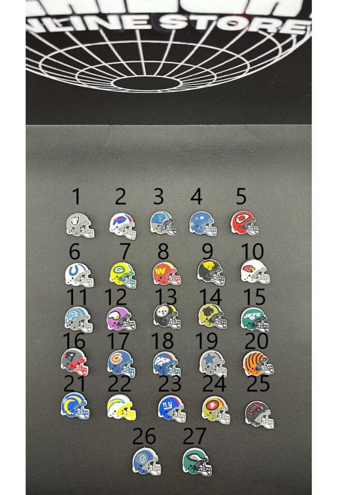 Croc Charms / American Football - Etsy