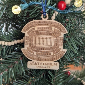 Professional Football Stadium Ornament - Etsy