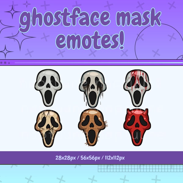 Ghostface Mask - Etsy