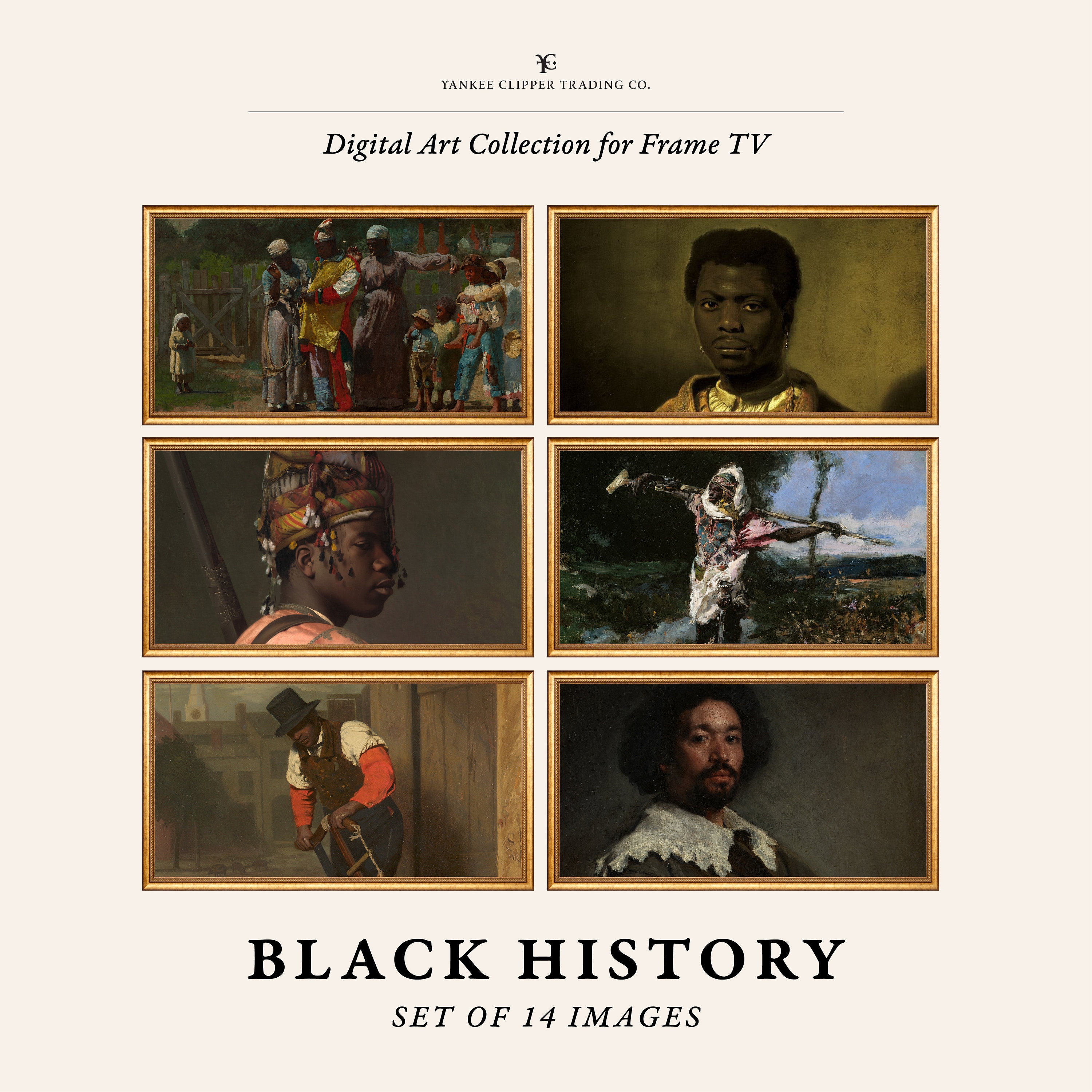 Samsung Frame TV Art Collection | Black History Set of 14 | Museum ...